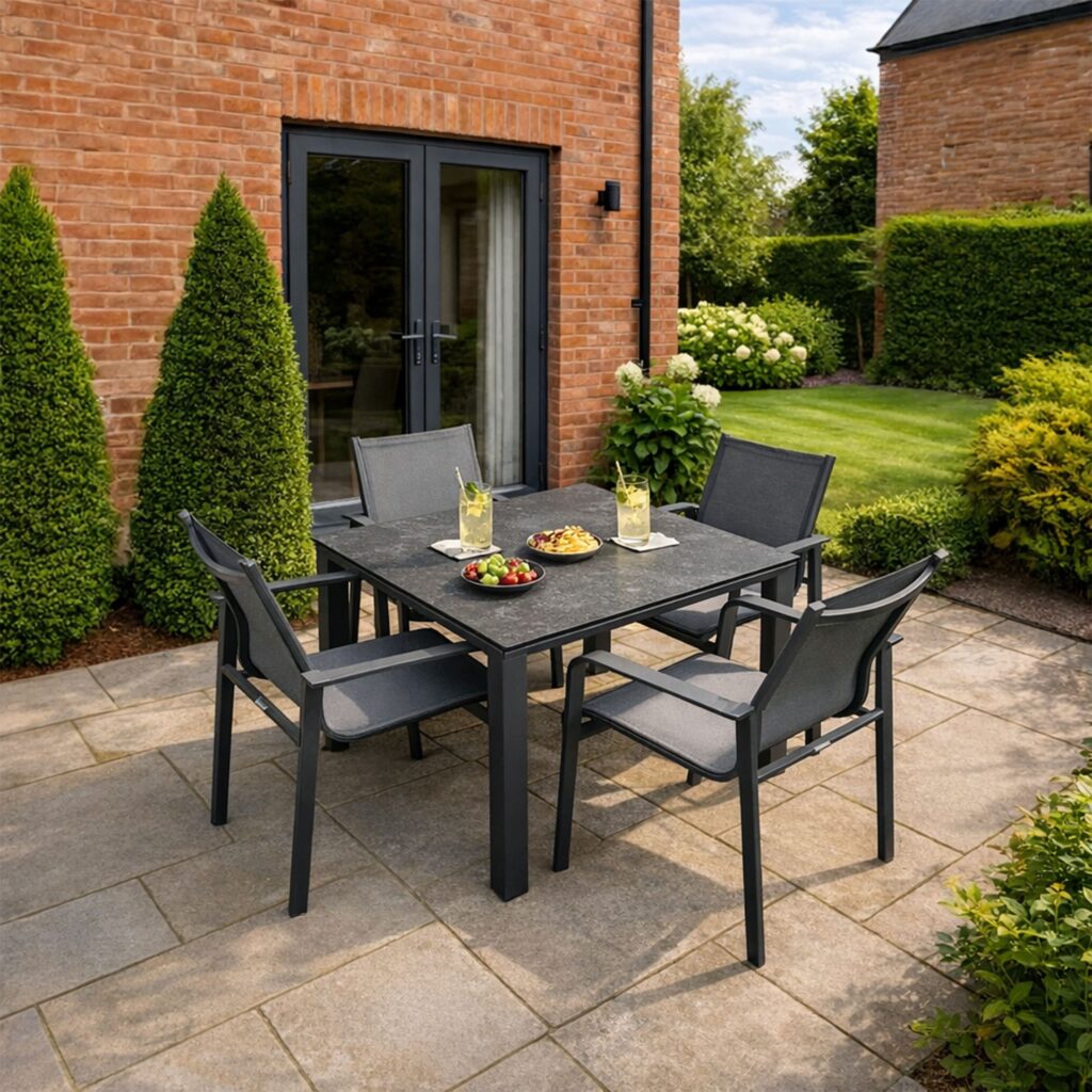 CLERANCE | Aluminium Garden Dining Set | RENGARD